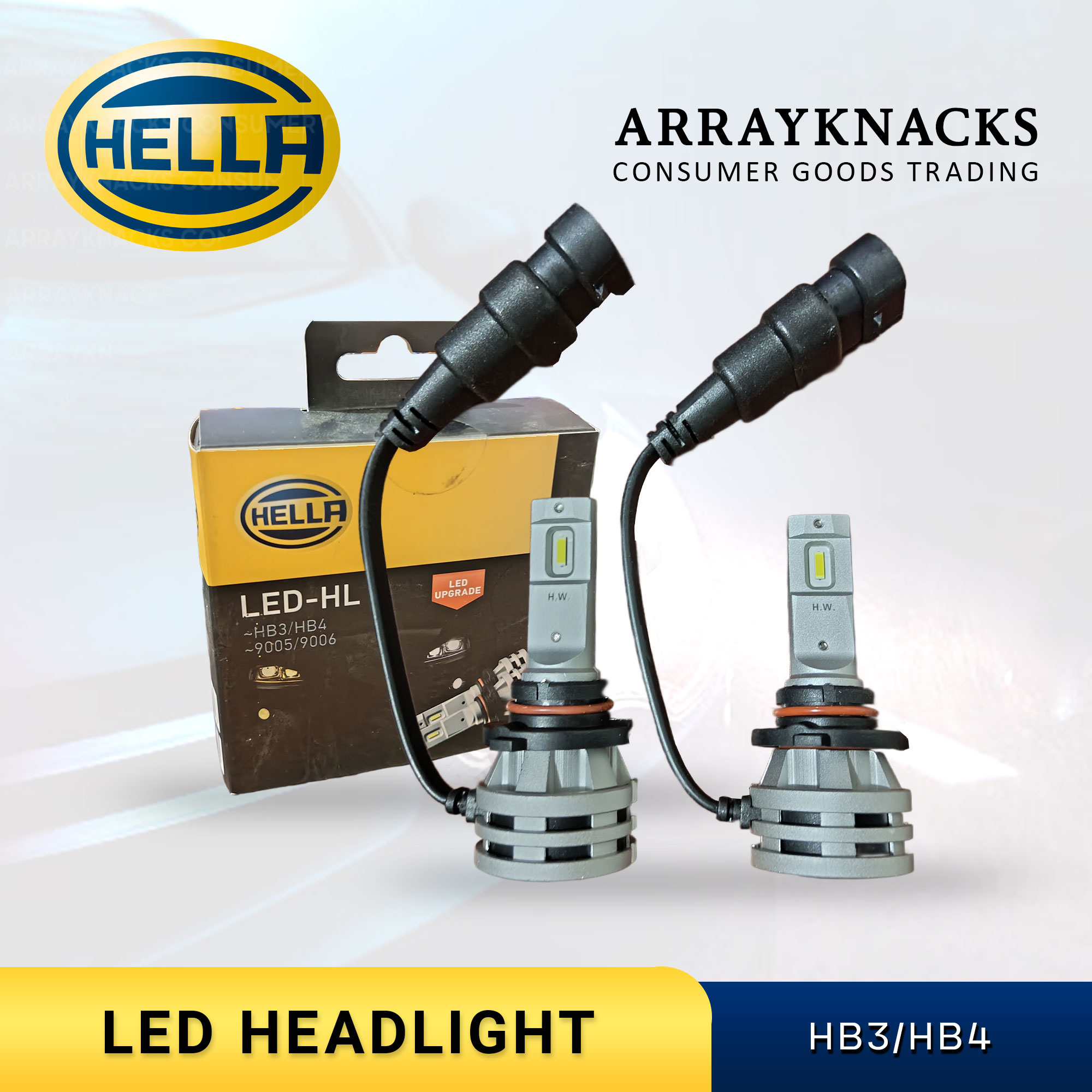HELLA Retrofit HB3/B4 LED Headlight 6500K Bulbs Range | Lazada PH