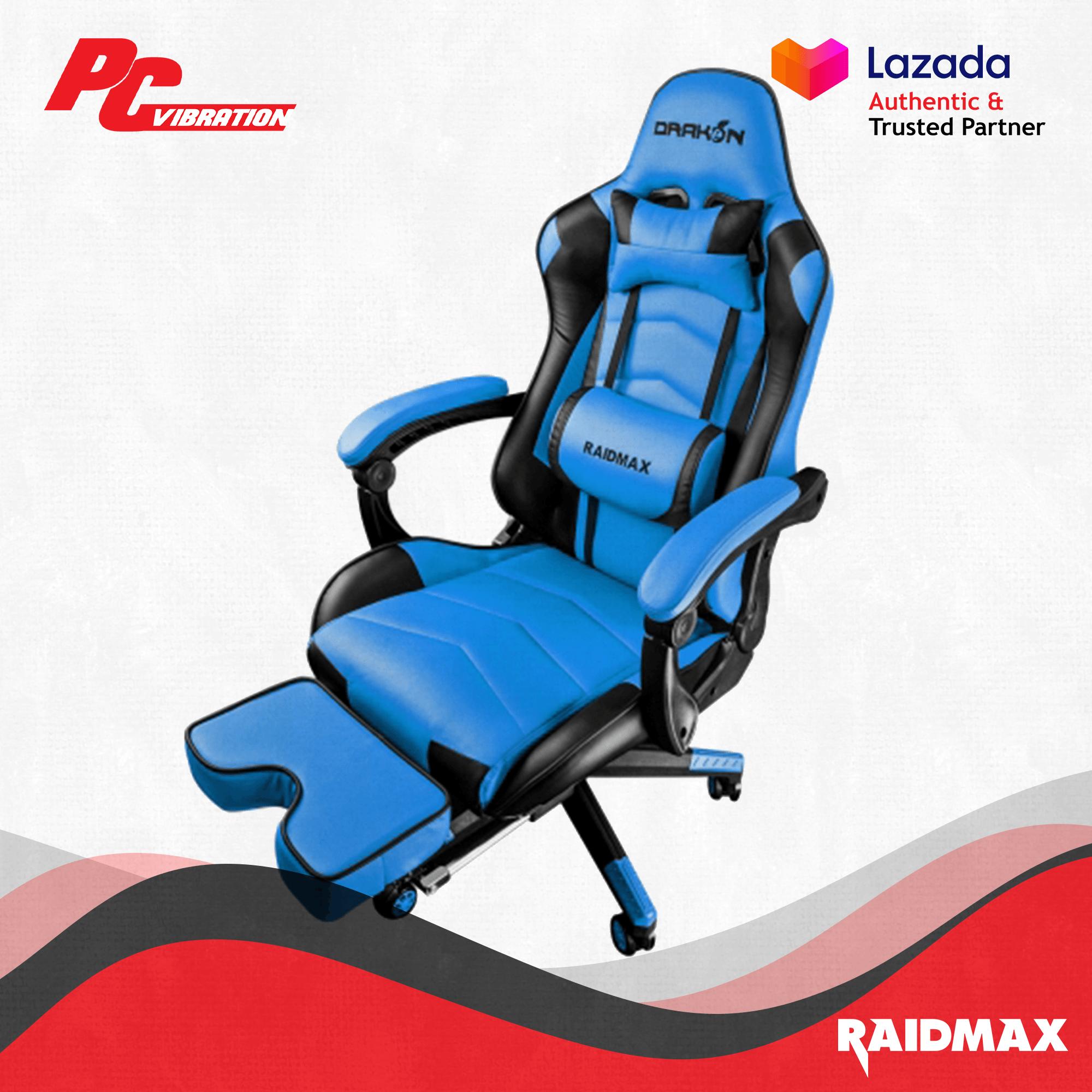 Raidmax Drakon DK709 Gaming Chair Blue | Lazada PH