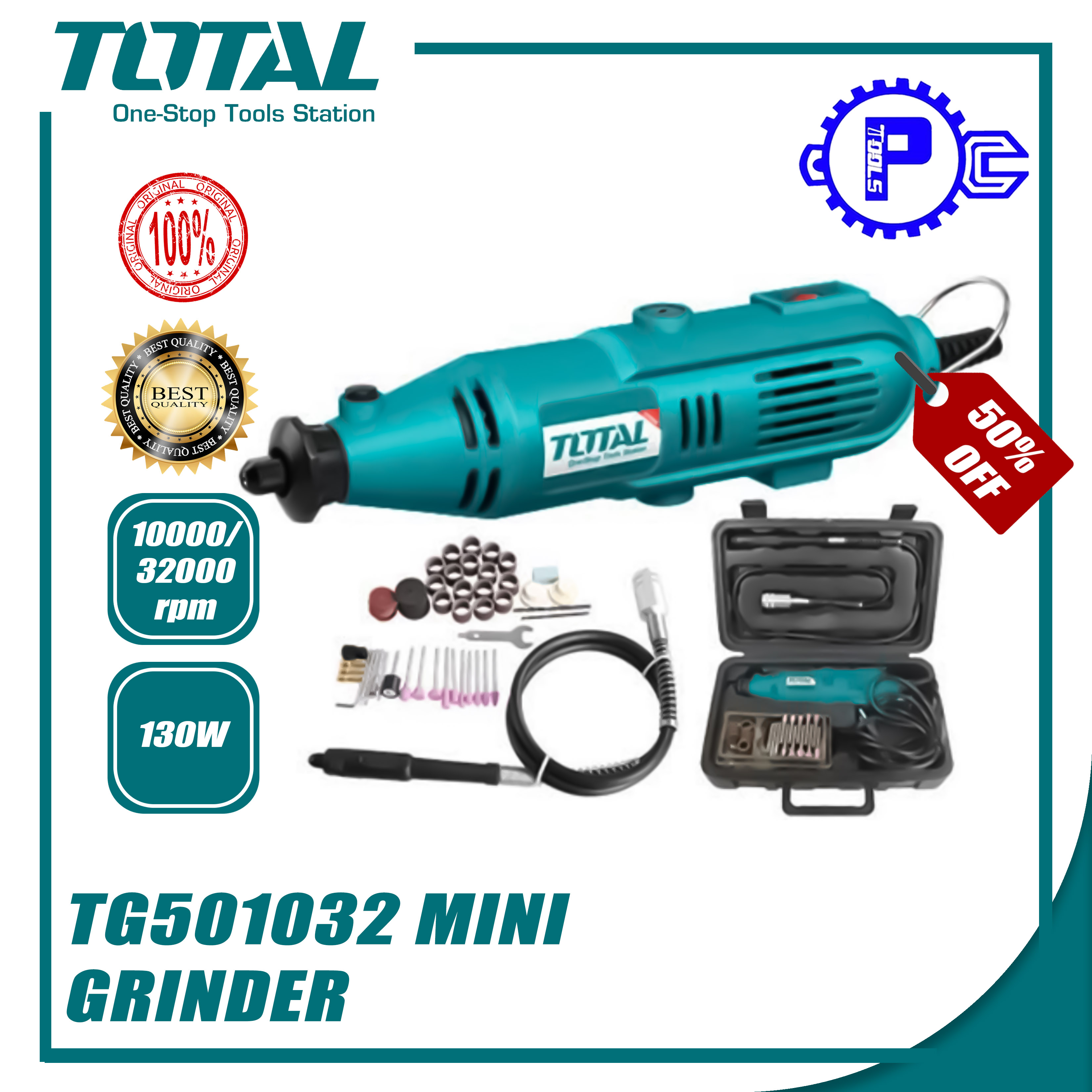 TOTAL TG501032 Mini Grinder | Lazada PH