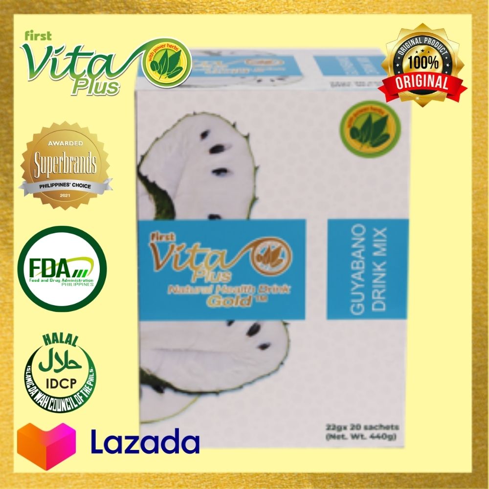 100% Original First Vita Plus Guyabano Gold Natural Health Drink | Lazada PH