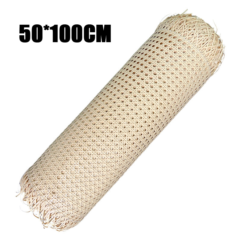 50x100cm Rattan Cane Webbing Net Natural Rattan Webbing for Furniture ...