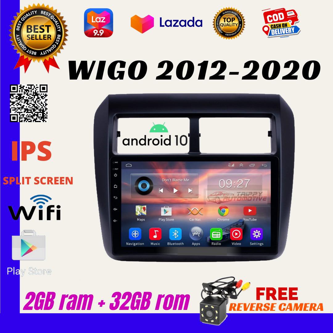 WIGO 2GB+ 32GB ANDROID HEAD UNIT STEREO NAVIGATION (2012-2020) | Lazada PH