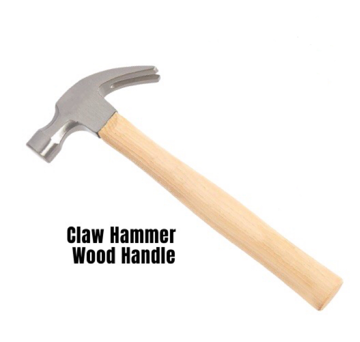 Hammer / Hardened Steel Claw Hammer / Martilyo Wood Hammer Wood Handle ...