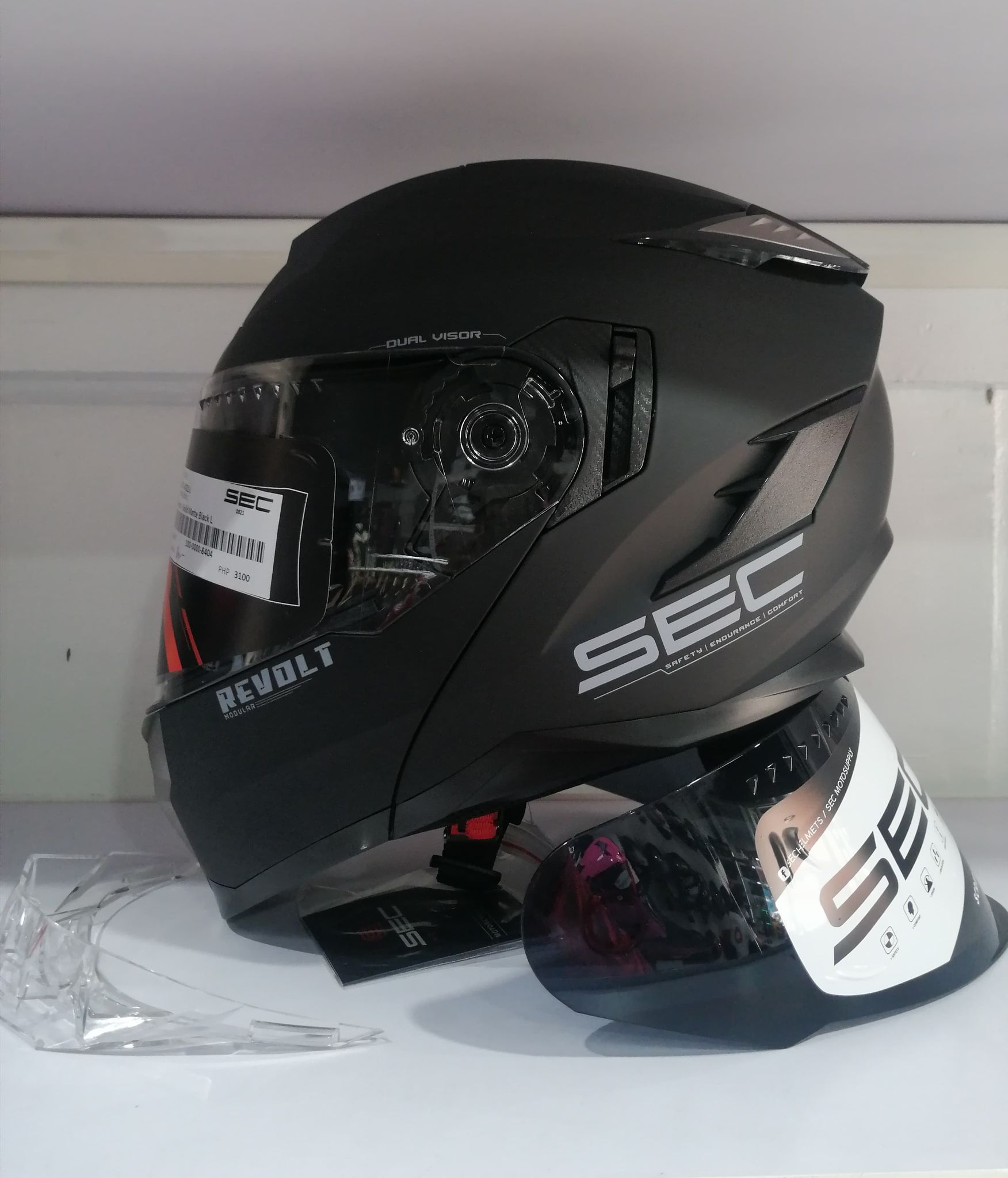 Sec Revolt Modular Dual Visor | Lazada PH