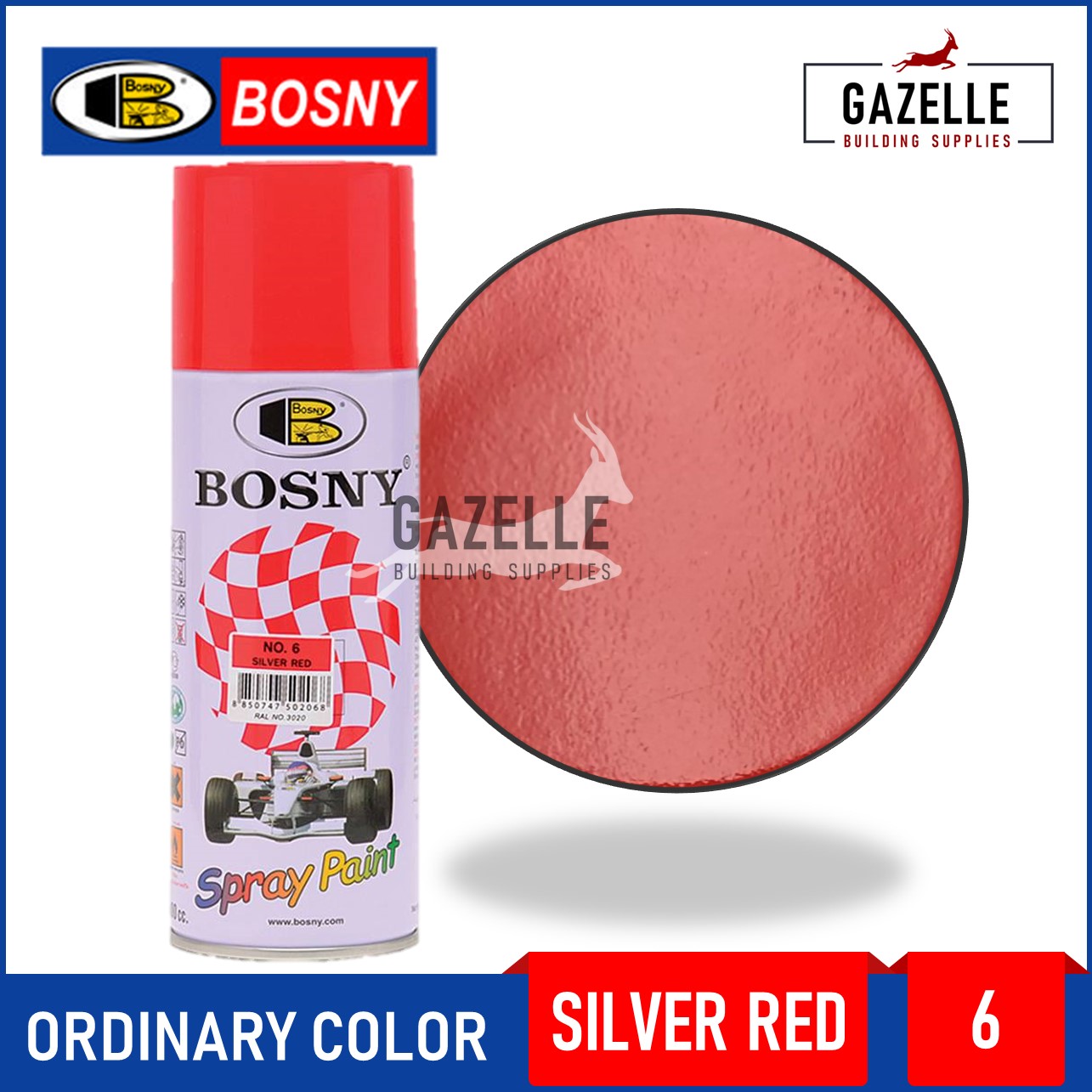 Bosny Acrylic Spray Paint - #6 Silver Red | Lazada PH