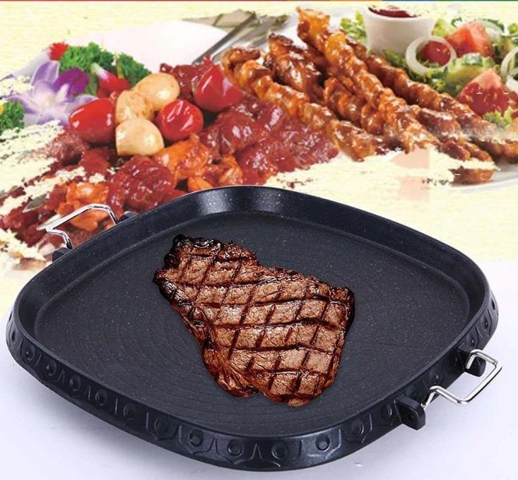 VARITY-Square Multi Roaster Grill Pan Samgyupsal High Quality Designed ...