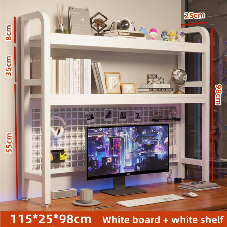 Spot/Book Rack Organizer Desk Organizer Rack Computer Desk 2 Layer ...