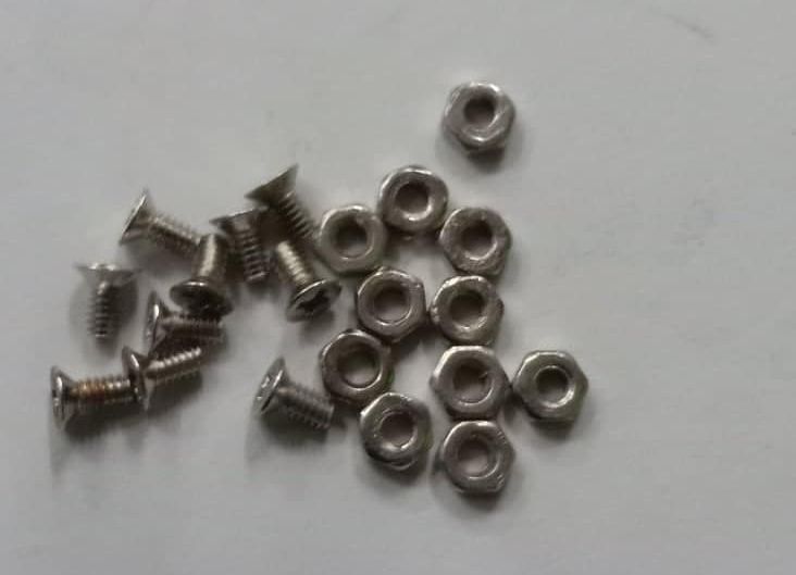 JF BOLT MACHINE SCREW STAINLESS BOLT W/ NUT 2MM 10pcs | Lazada PH