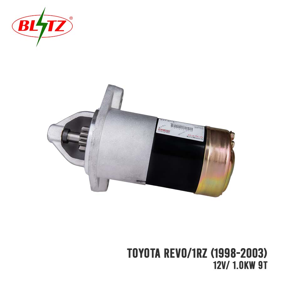 TOYOTA REVO 1RZ 1998 -2003 STARTER ASSEMBLY 12V 1.0KW (9 TEETH) BLITZ ...