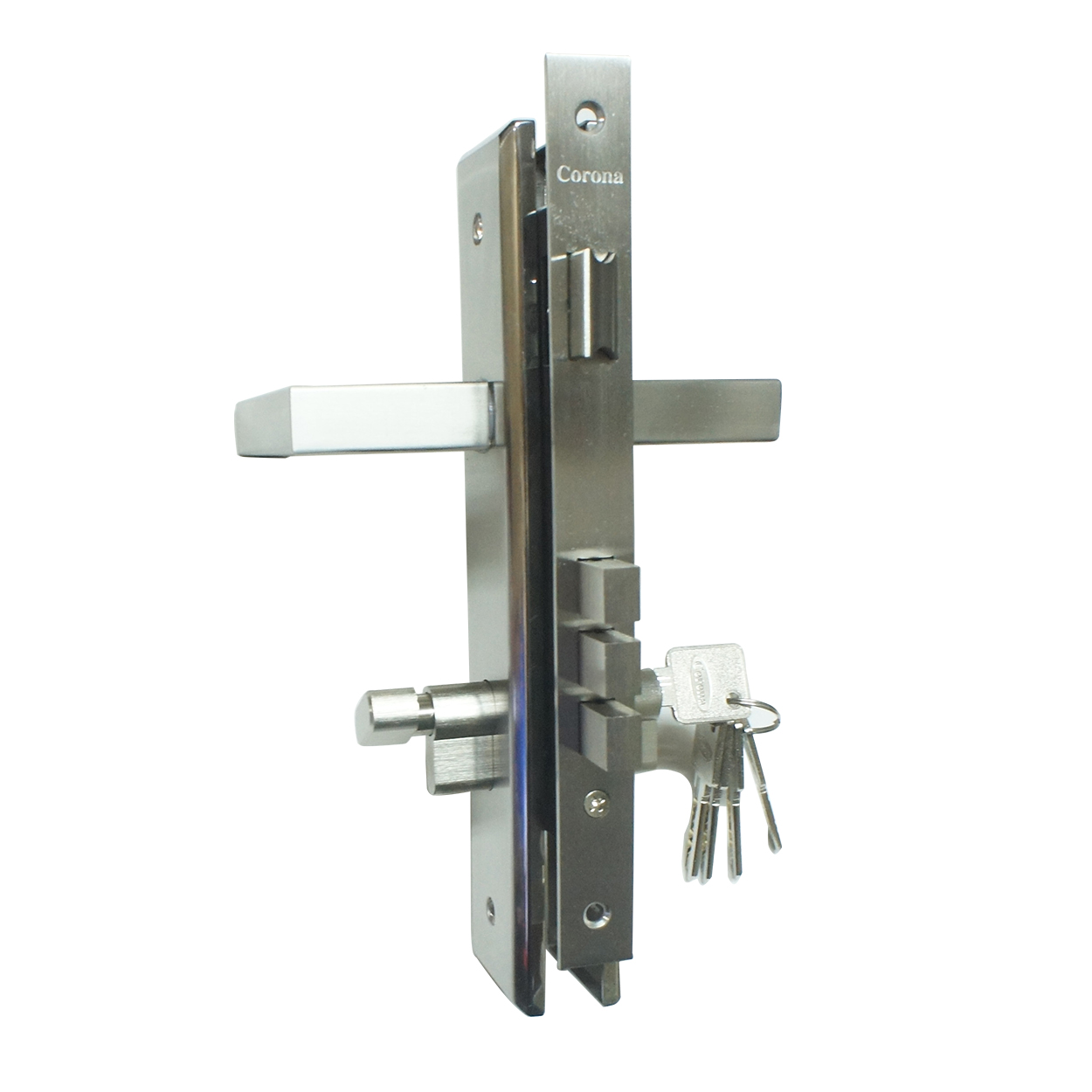 Corona Stainless Steel Entrance Door Lock Mortise Lockset with ...