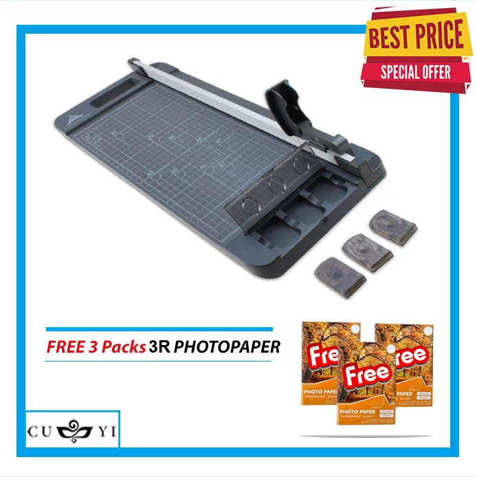 3 Way Rotary Cutter A4 (959-3) with FREE 3R phot pape | Lazada PH