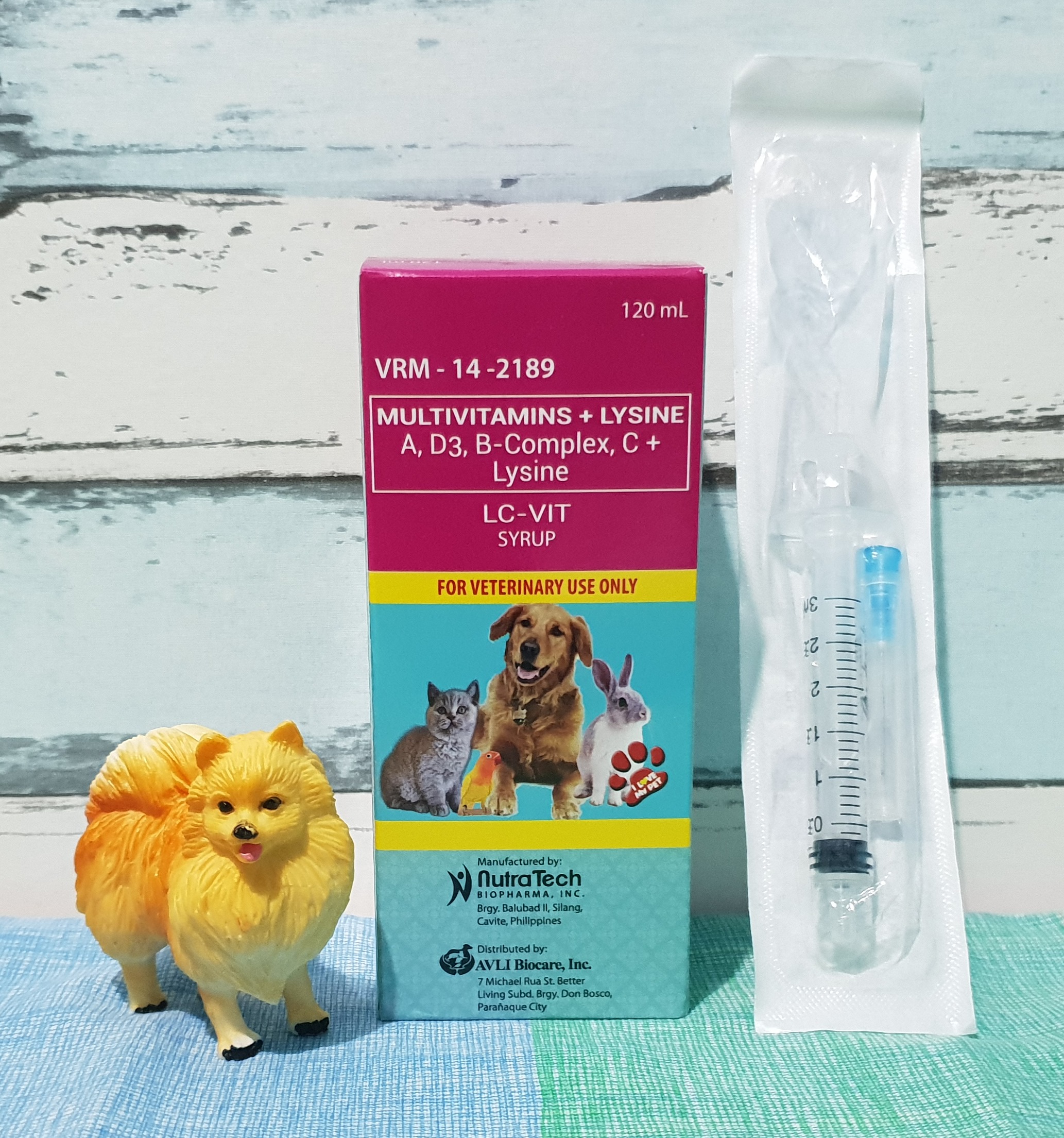 LC Vit Pet Multivitamins in Syrup 120ml with 1 FREE SYRINGE | Lazada PH