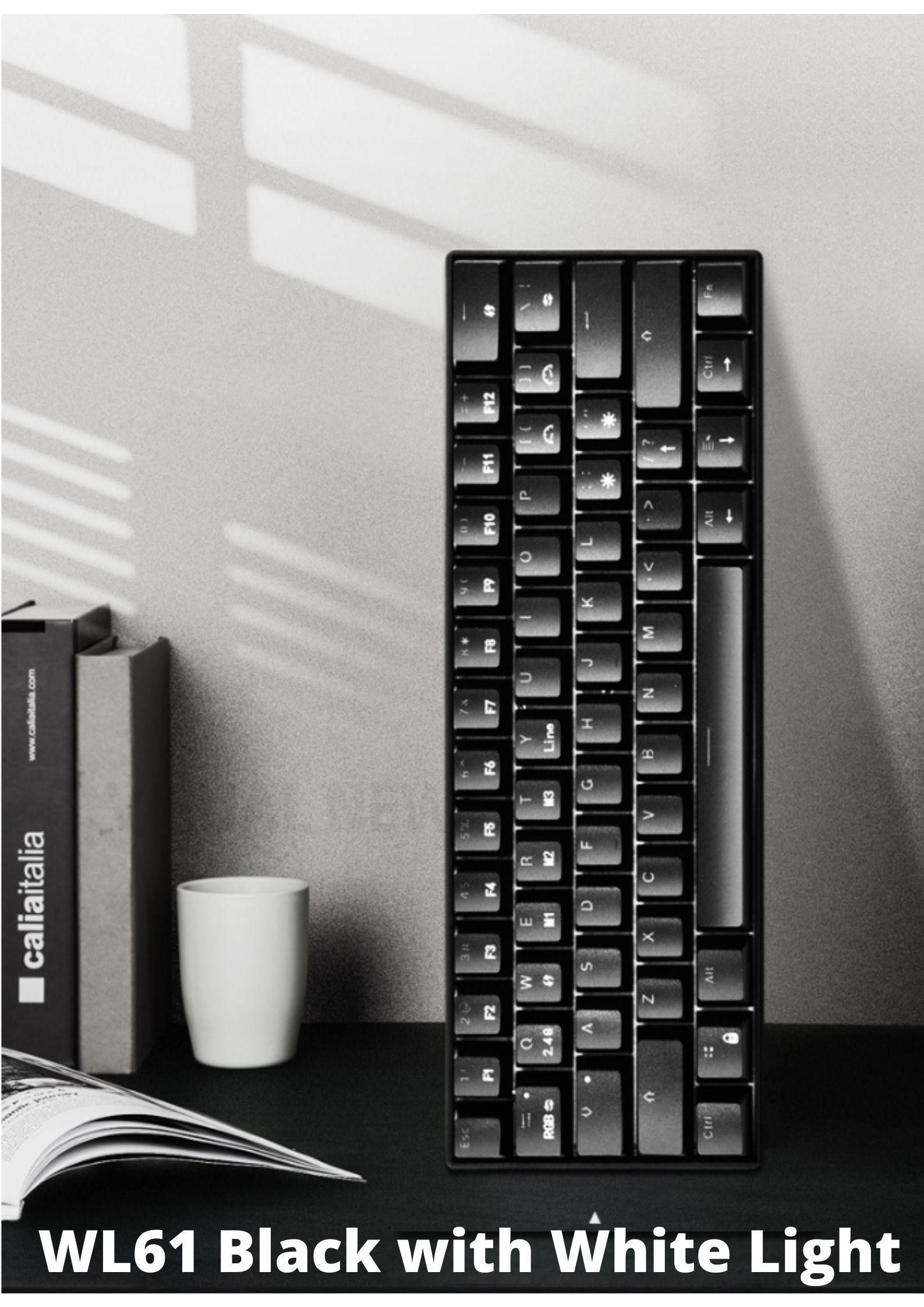 Readson WL61 Tri-Mode HOTSWAPPABLE Mechanical Keyboard Wireless ...