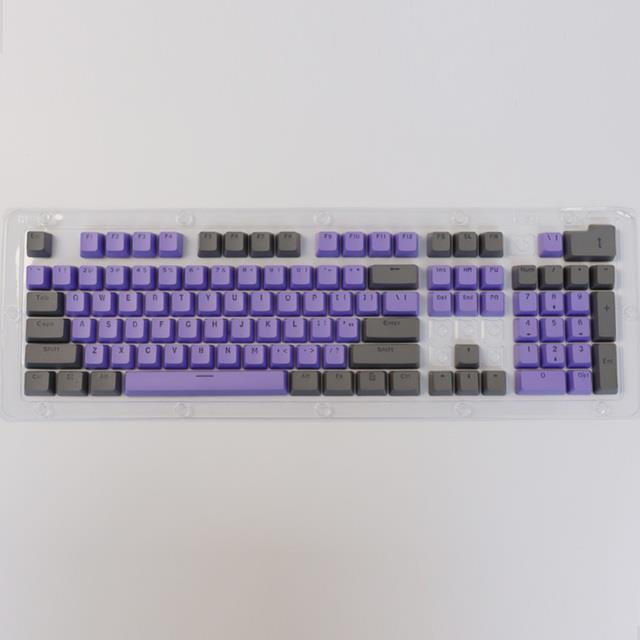 106 Keys Blue White Keycaps PBT Specials Keycap Backlit Two-Color ...