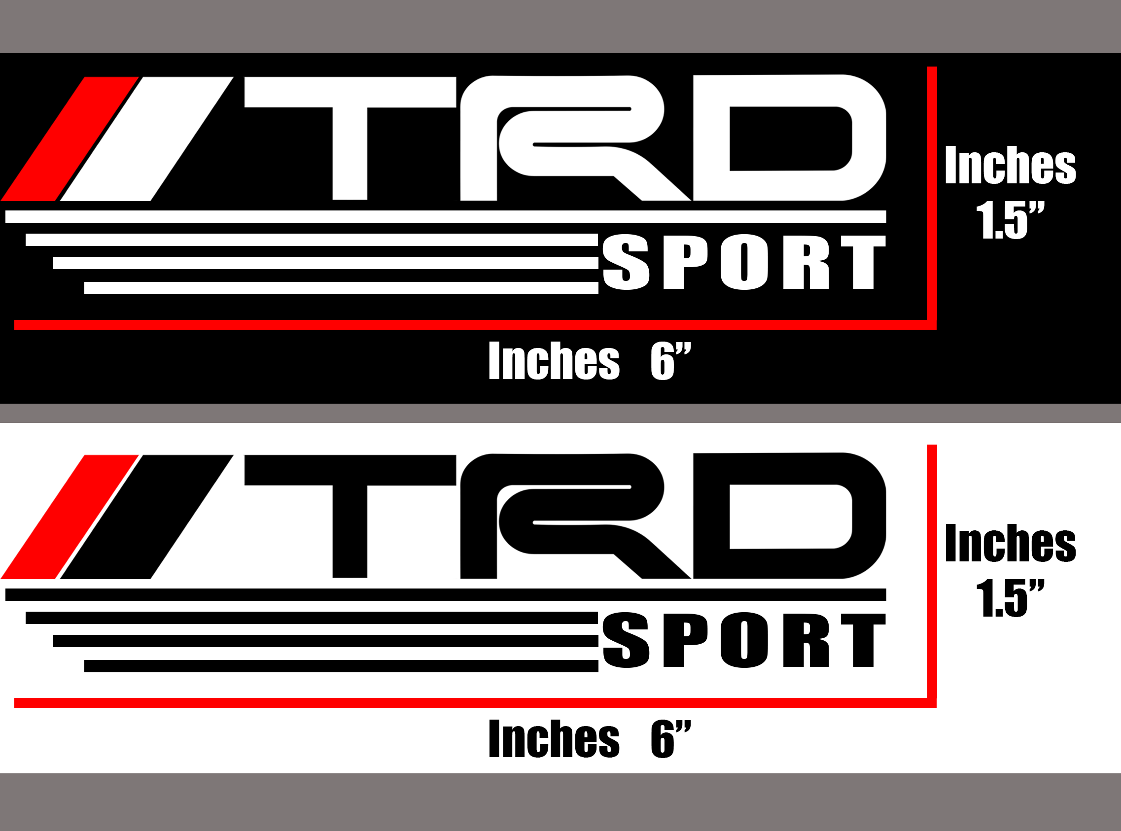 TRD Side Mirror Car Sticker | Lazada PH