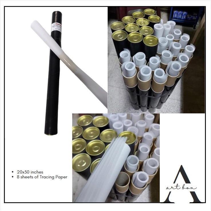 8 sheets Tracing paper in carton tube 20x30 inches | Lazada PH