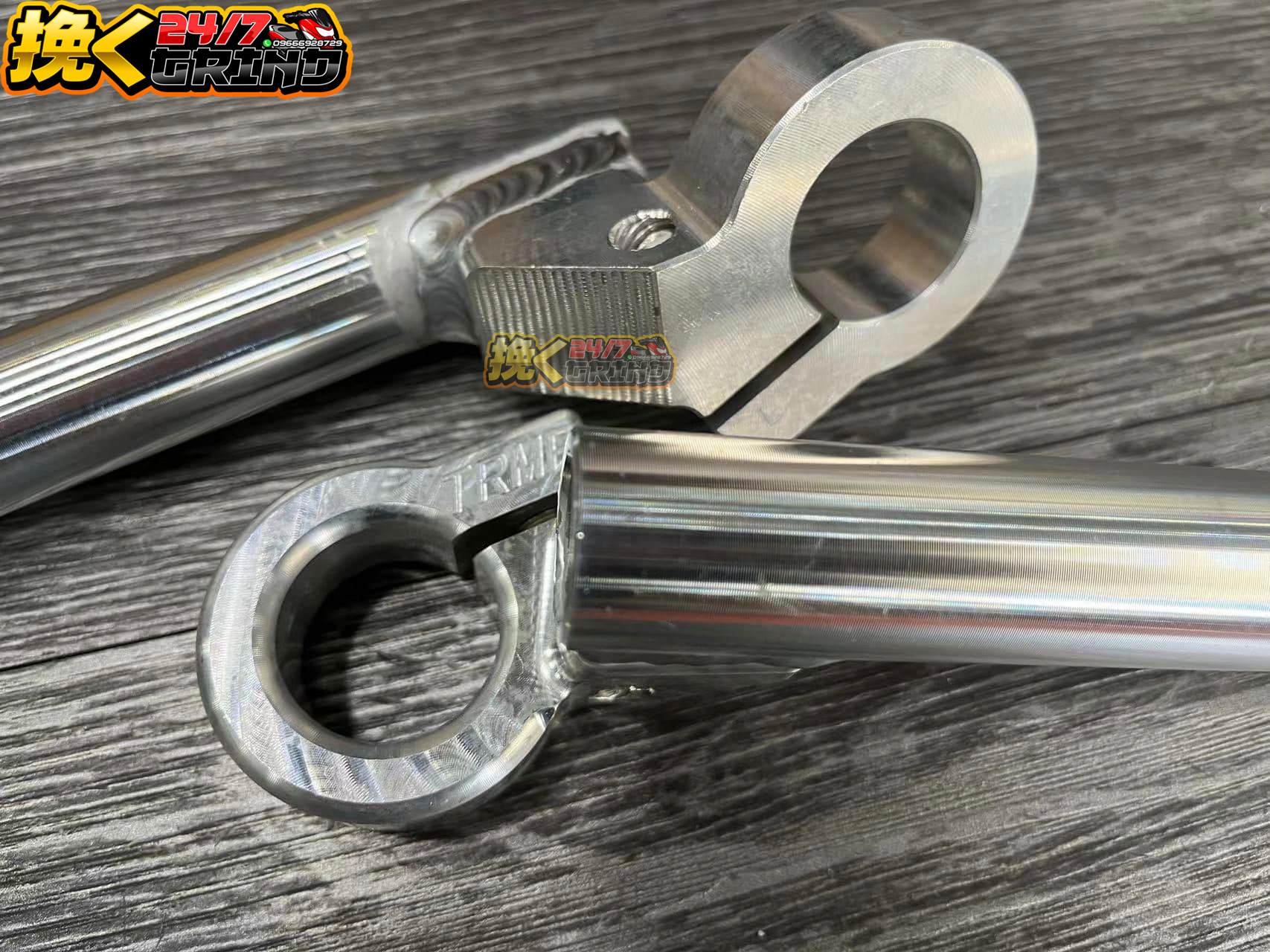 NUI RACING HANDLE BAR ALLOY FOR RAIDER CARB / RAIDER FI THAILAND MADE ...