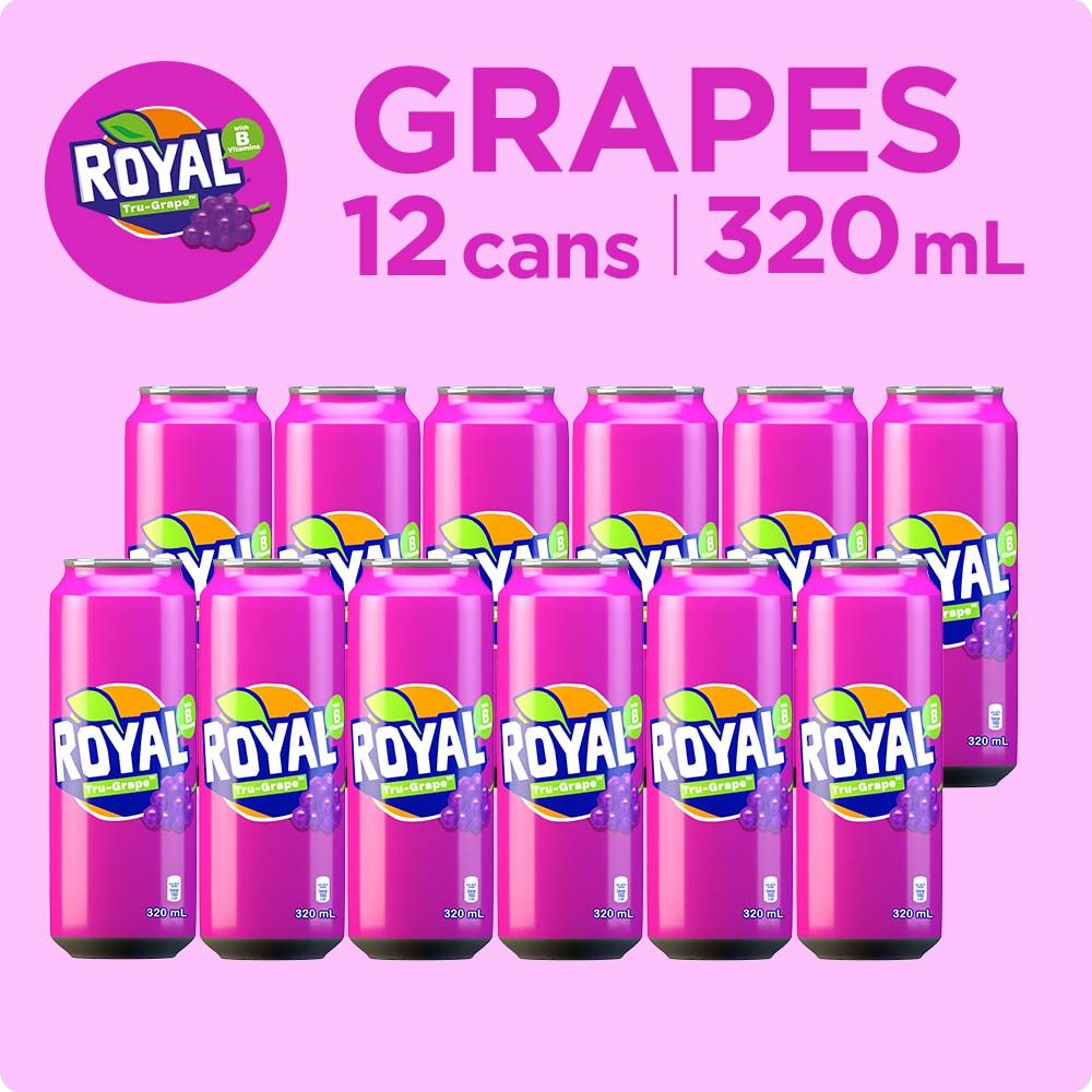 Royal Tru-Grape 320mL - Pack of 12 | Lazada PH
