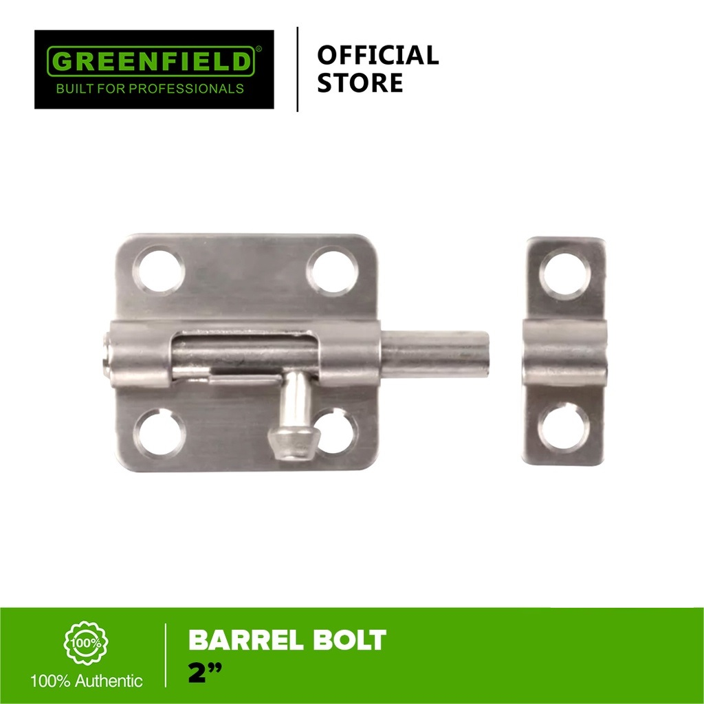 Greenfield Barrel Bolt 2" - Door Hardware & Locks | Lazada PH