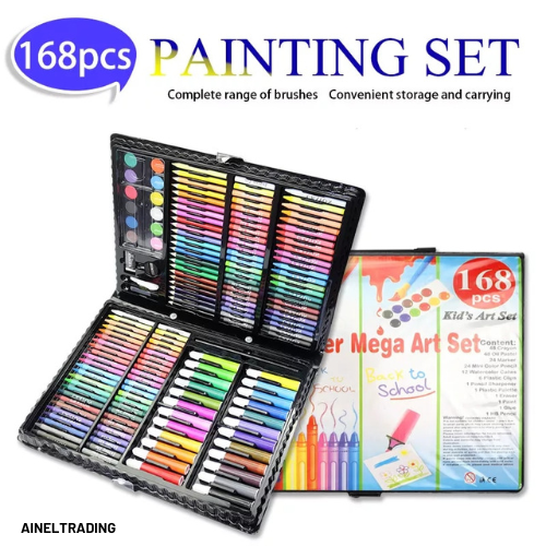 Best Seller SUPER MEGA ART SET 168 PCS | Super Mega Art Set | Super ...