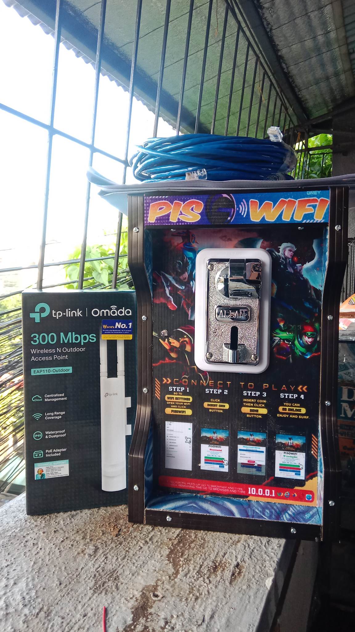 GREY PiSoWiFi Vendo Machine Plug and Play No Access Point | Lazada PH