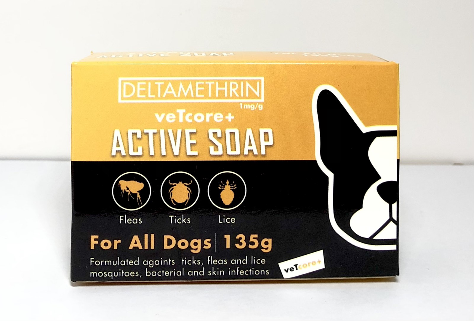 [CLR AGRIVET] Vetcore + active soap / anti tick, fleas and lice / sabon ...