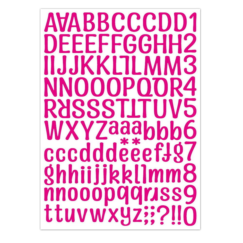 Alphabet Sticker Set Waterproof Decorative Letter Sticker Diary ...