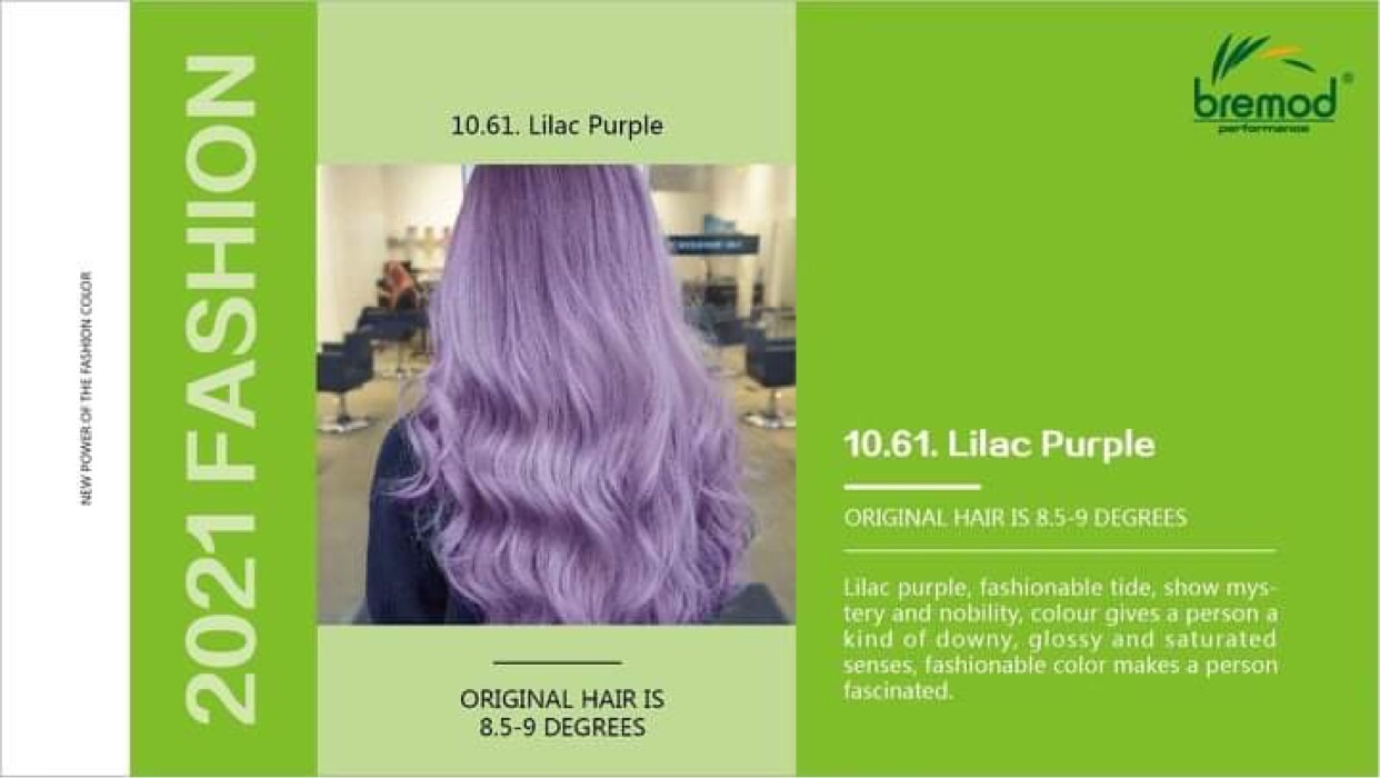 New Colors!!! Bremod Hair Color Dye 10/61 Lilac Purple | Lazada PH