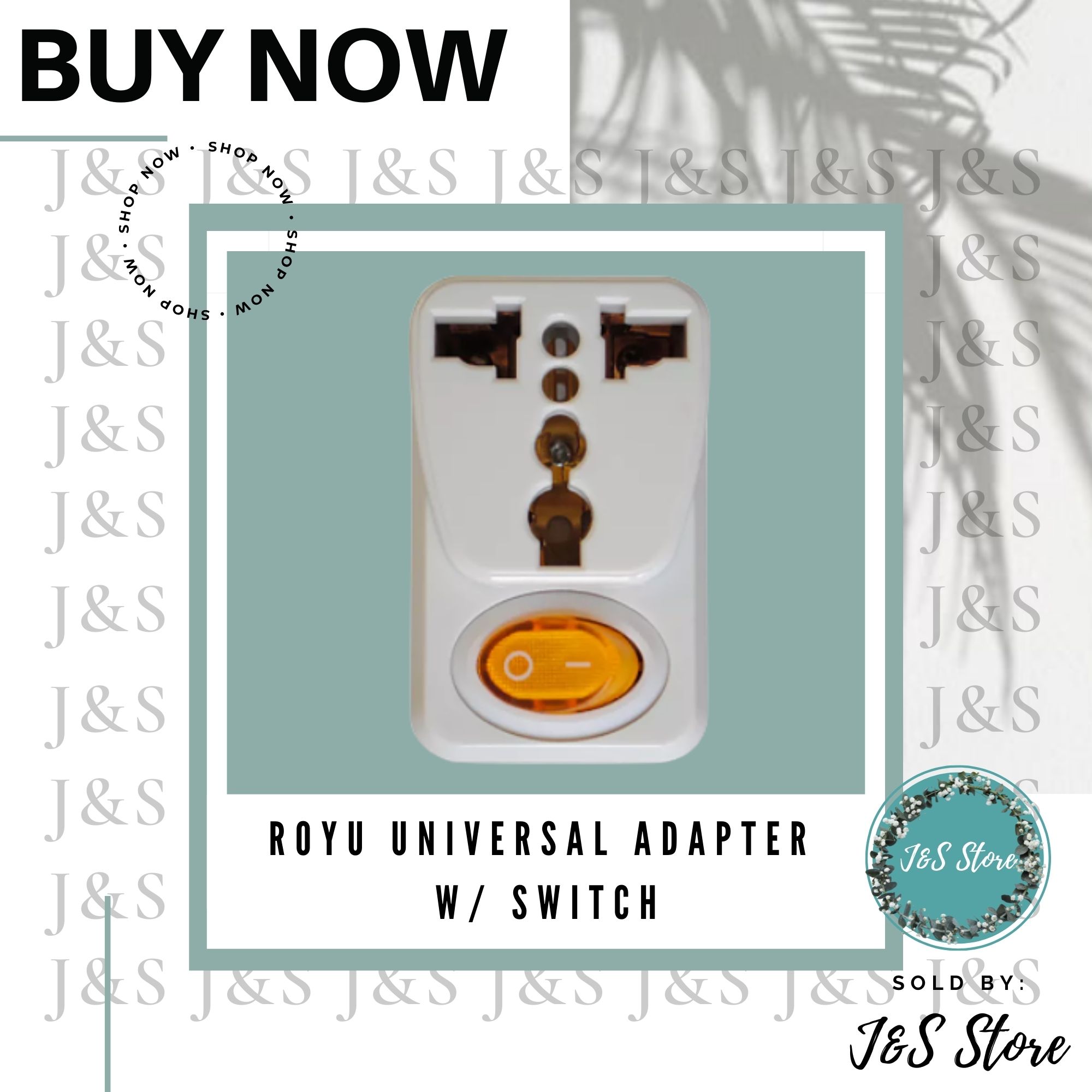Royu Universal Adapter w/ Switch | Lazada PH