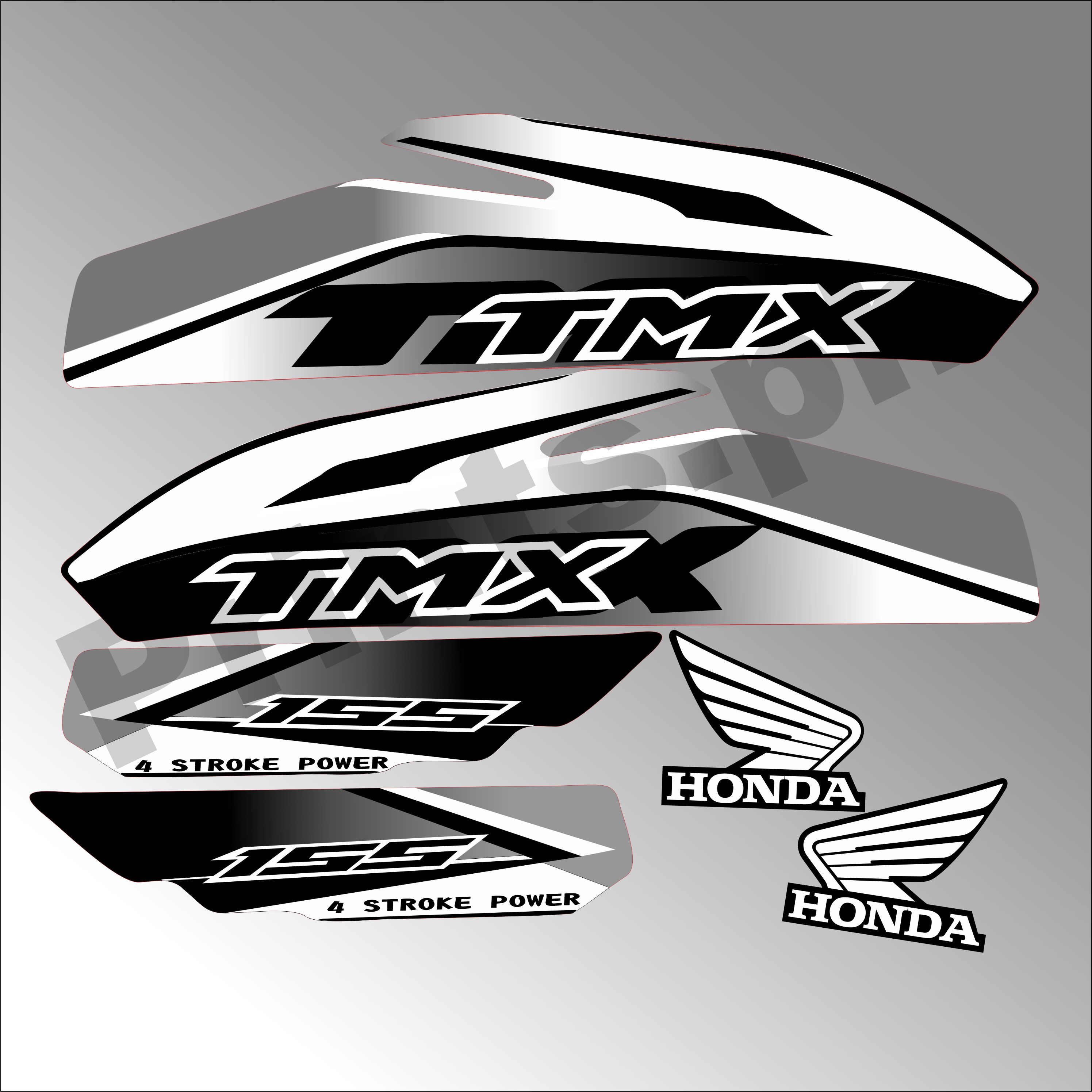 tmx155 stock decals TMX / RUSI / PINOY / MOTOPOSH / SKYGO / DECALS ...
