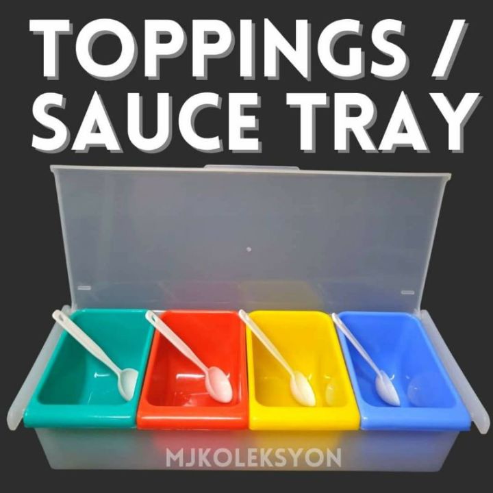 Condiments Sauce Rack Toppings Organizer and food rack | Lazada PH