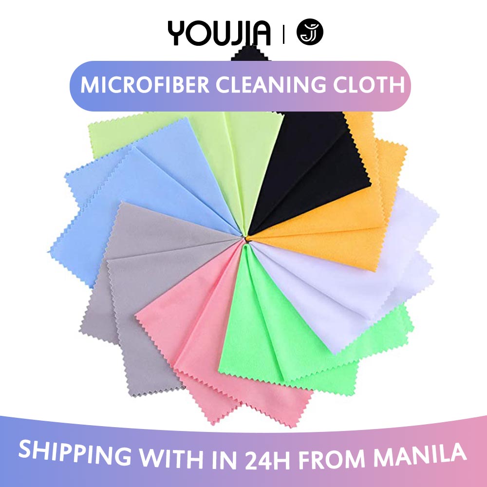High Quality Multicolor Microfiber Cleaning Cloth for Eyeglasses Camera ...