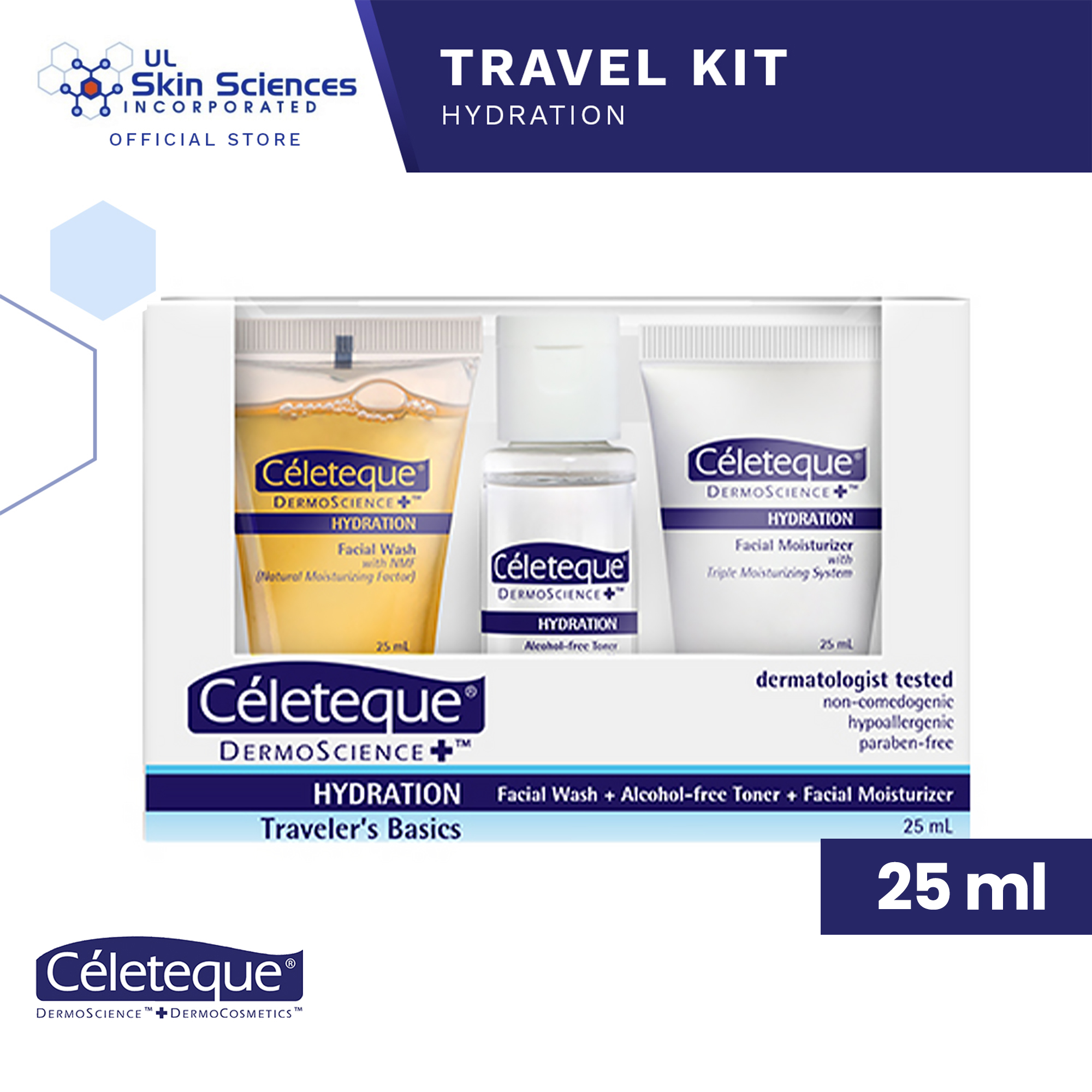 Céleteque® DermoScience™ Hydration Travel Kit | Lazada PH