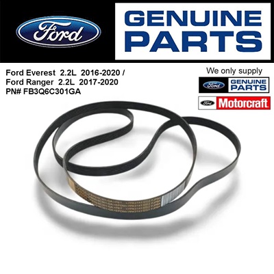 Ford Drive Belt for Ford Everest 2.2L 2016-2020 / Ford Ranger 2.2L 2017 ...