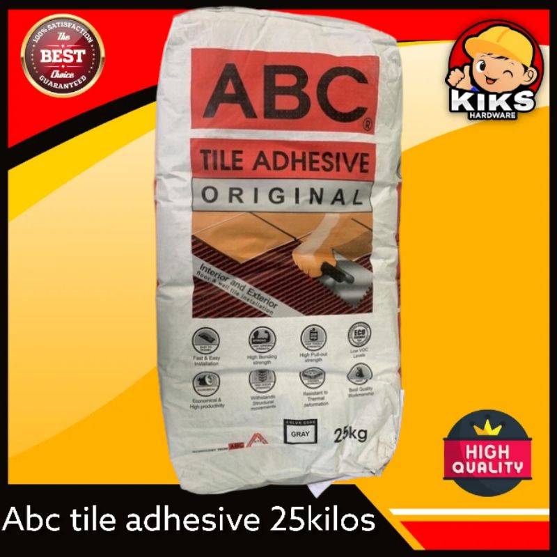 LVZZZ [New!] Abc tile adhesive 25kilos per bag [Wholesale!] | Lazada PH