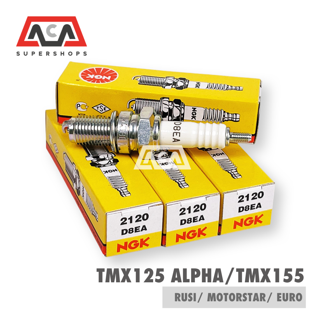 Original NGK Spark Plug D8EA TMX125 ALPHA, RUSI TC125, RUSI TC150, EURO ...