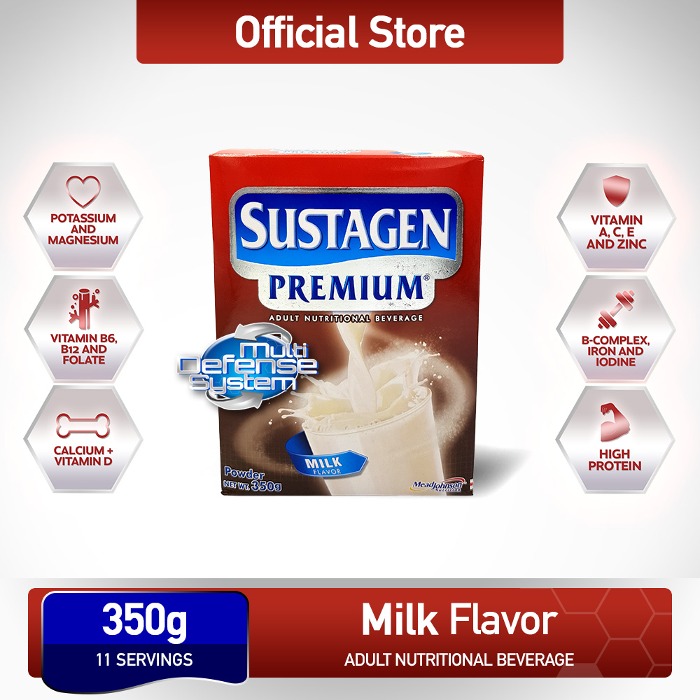Sustagen Premium Milk Flavor 350g Adult Nutritional Powdered Milk Drink ...