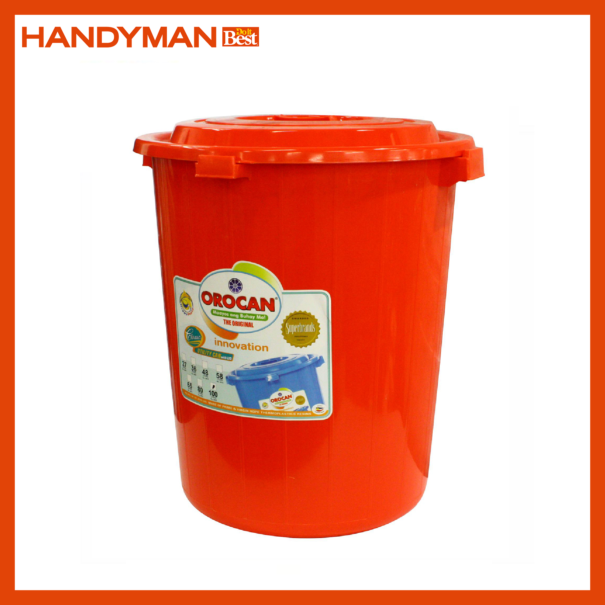 Orocan 58-Liter Classic Utility Can with Lid 8415 | Lazada PH