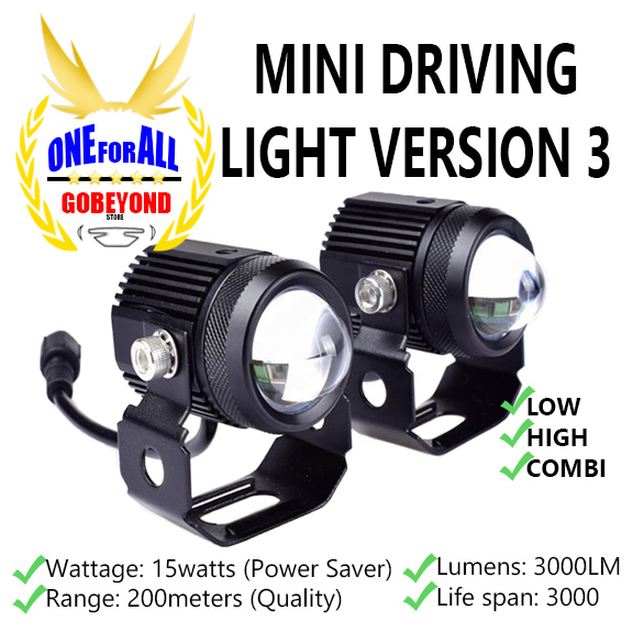 M1 Led Mini Driving Light V3 4 Wires Powersaver | Lazada PH