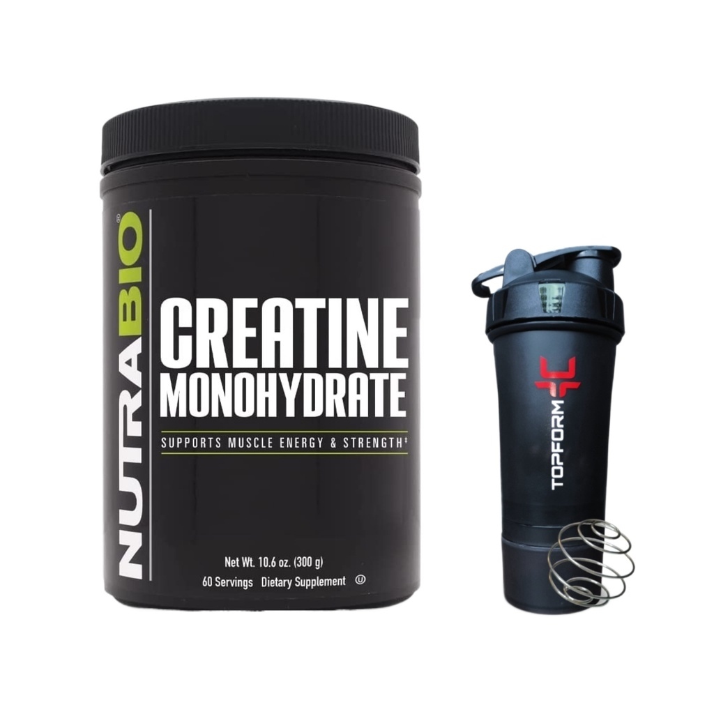 NutraBio Creatine Monohydrate - Pure Grade Supports Muscle Energy and ...