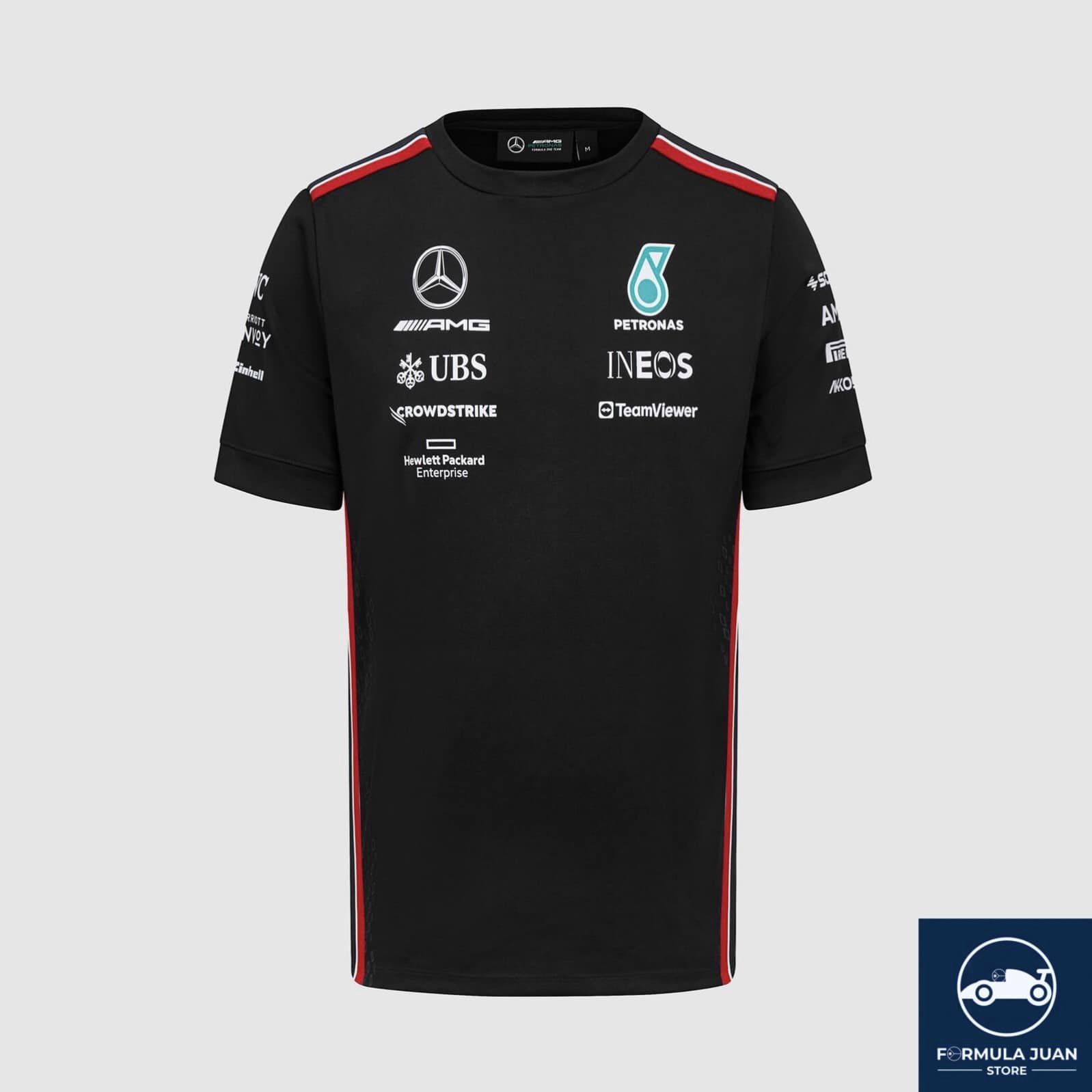 Mercedes-AMG Petronas 2023 Team T-shirt - Black (Official F1 Merch ...
