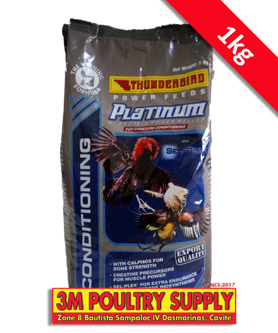 Platinum Thunderbird Power Feeds - Conditioning - 1kg - For Gamebirds ...