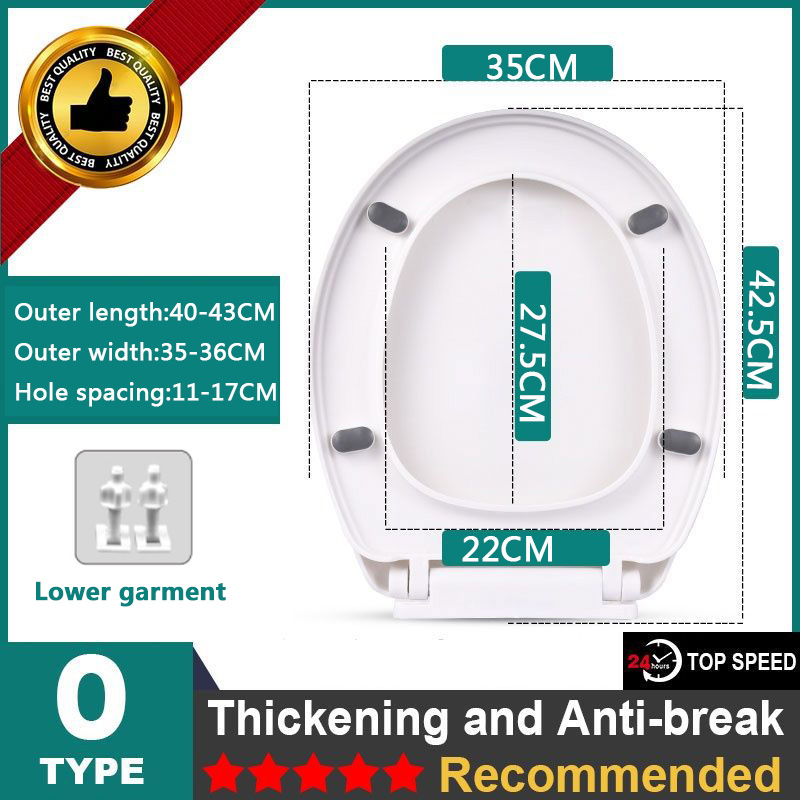 toilet seat cover with Slow Close U/V/O Type Standard toilet bowl cover toilet seat cover bowl ...