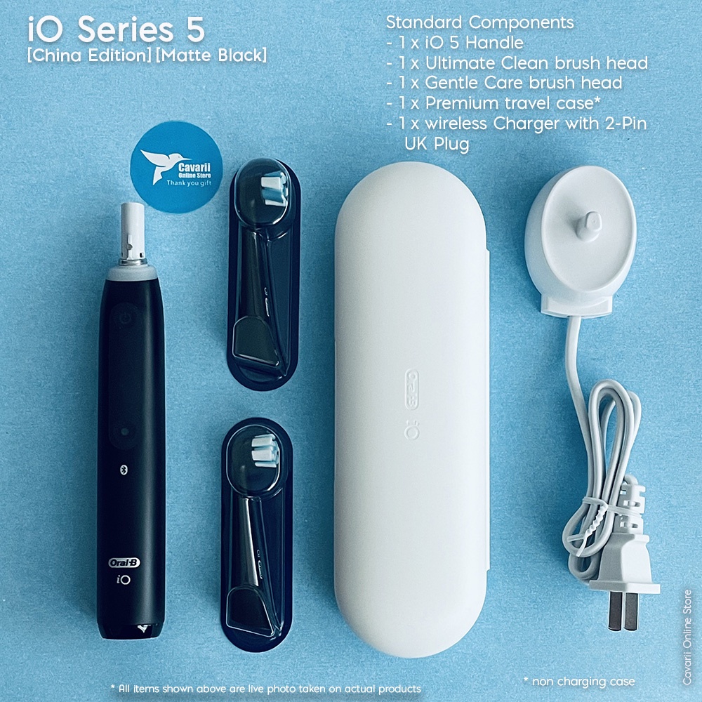 New Version Oral-B iO5 Series Electric Toothbrush Rechargeable 5 Smart Modes With Revolutionary ...