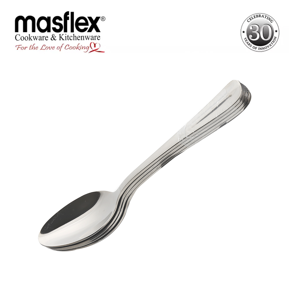 Masflex 4 Piece Stainless Steel Cutlery Set -Spoon | Lazada PH