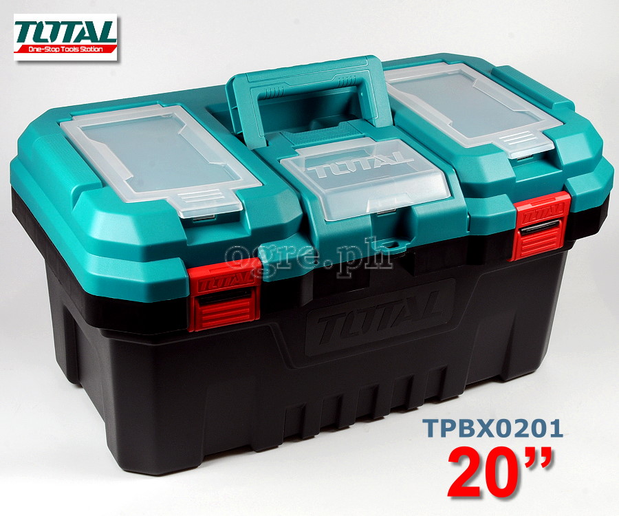 Total TPBX0201 20” Heavy Duty Plastic Tool Box | Lazada PH