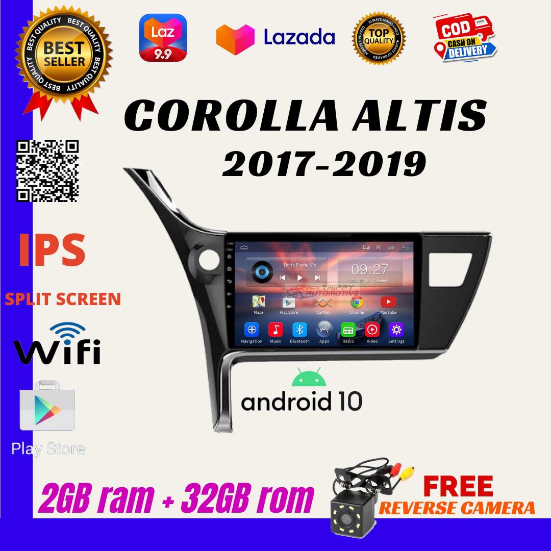 TOYOTA COROLLA ALTIS T3L 2GB+ 32GB ASTRAL ANDROID HEAD UNIT (2017 2018 ...