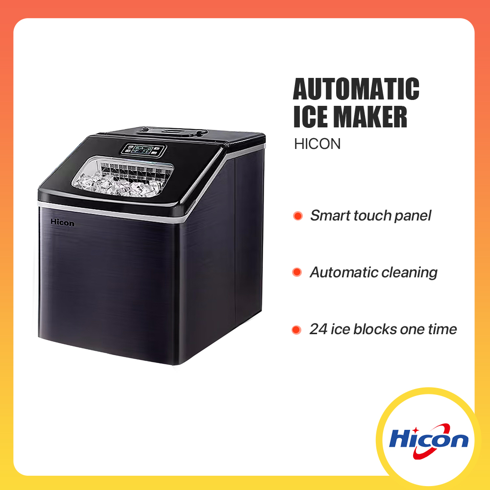 Hicon Ice Maker Machine Commercial Ice Maker Automatic Household Ice ...