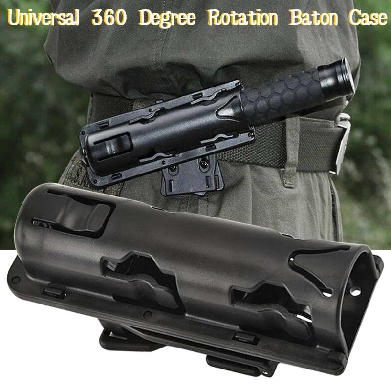 New Universal 360 Degree Rotation Baton Case Black Holster Holder ...