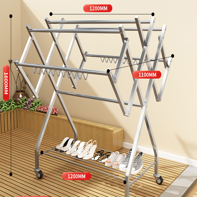 Foldable Sampayan Stainless Steel Heavy Duty Stainless Steel Cloth ...